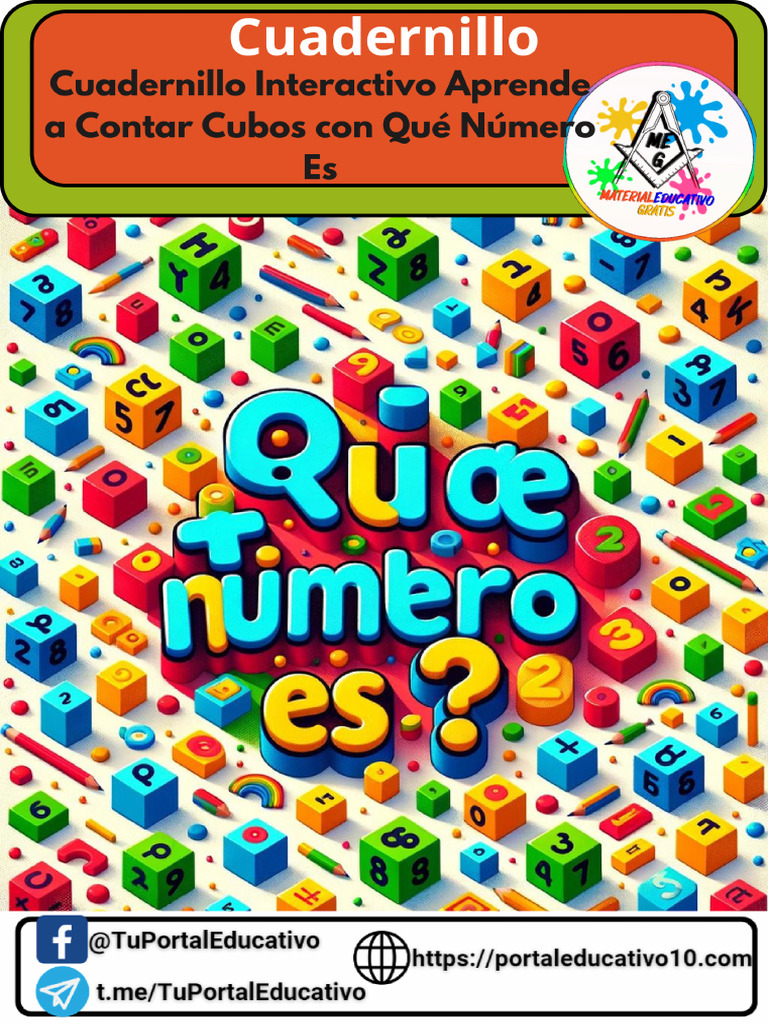 Cuadernillo Interactivo Aprende A Contar Cubos Con Qué Número Es ...