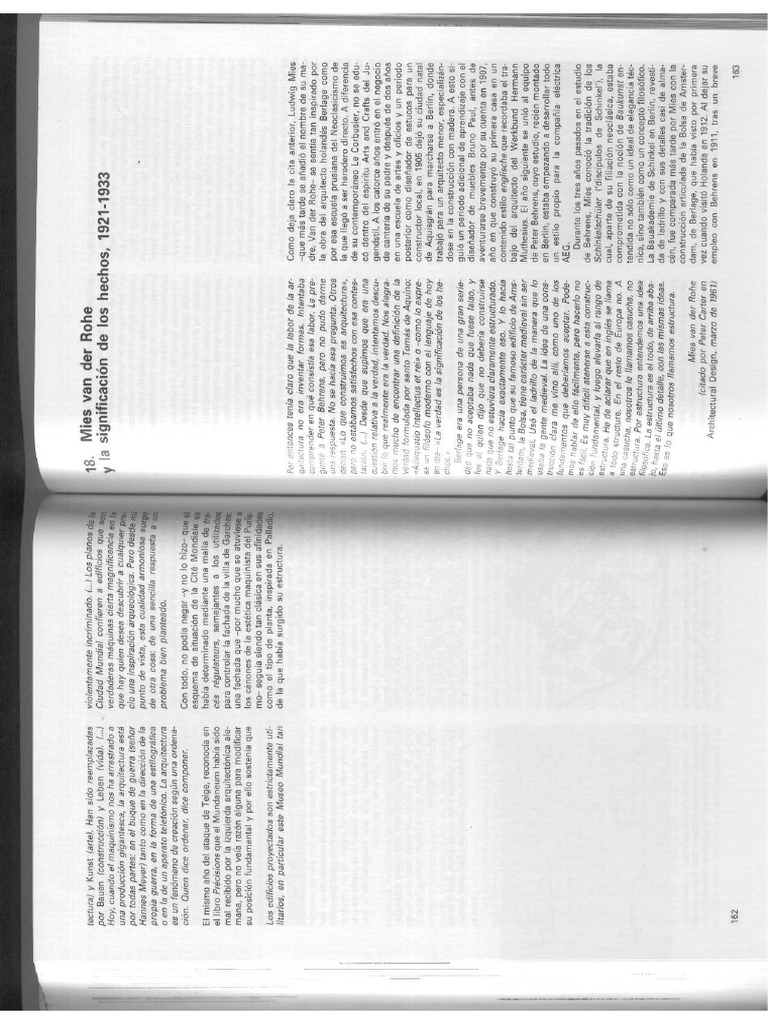 FRAMPTON, Kenneth, Hist. Crítica de La Arquitectura Moderna. Cap 18 Mies Van Der Rohe y La ...