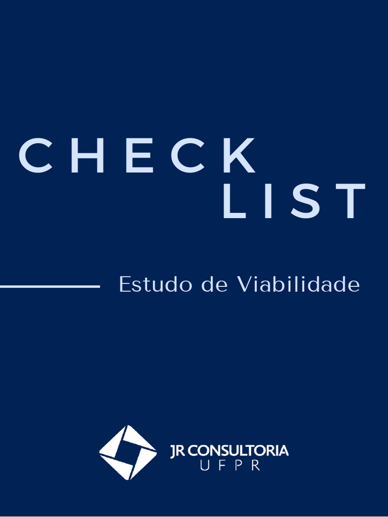 Checklist - Estudo de Viabilidade | PDF | Investimentos | Economias
