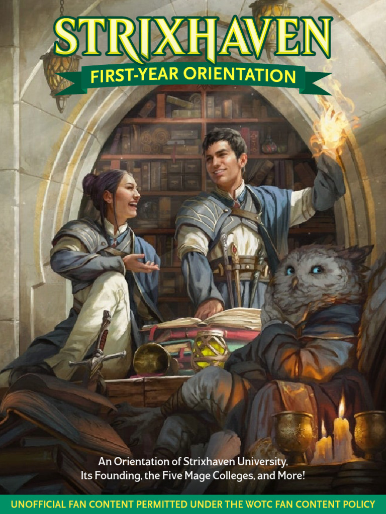 Strixhaven First-Year Uniform Guide | PDF | Magician (Fantasy ...
