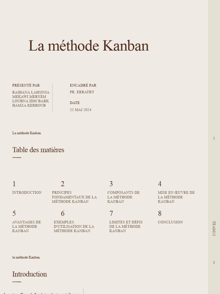 Présentation de la méthode Kanban | PDF | Workflow | Gestion de projet