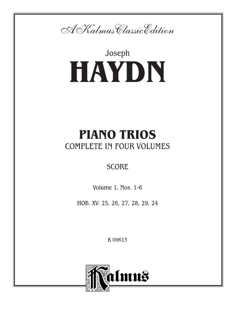 Piano_Trios_Volume | PDF