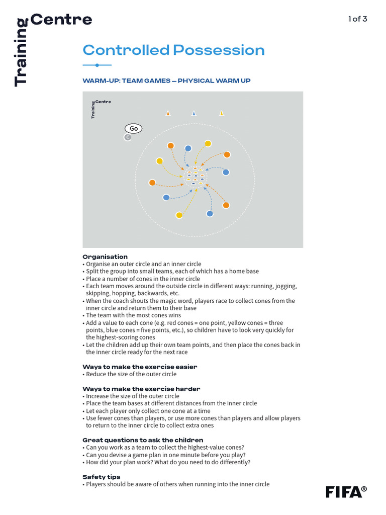 Controlled Possession | PDF | Defender (Association Football) | Sports