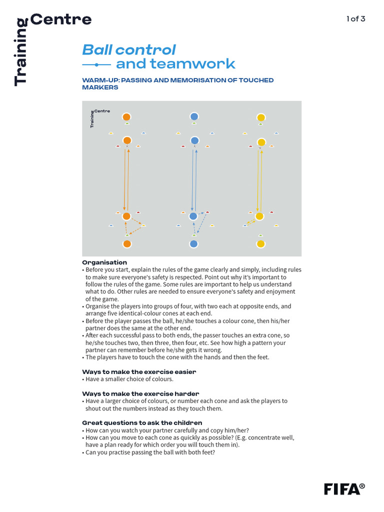Ball Controll and Team Work | PDF | Athletic Sports | Sports Rules And ...