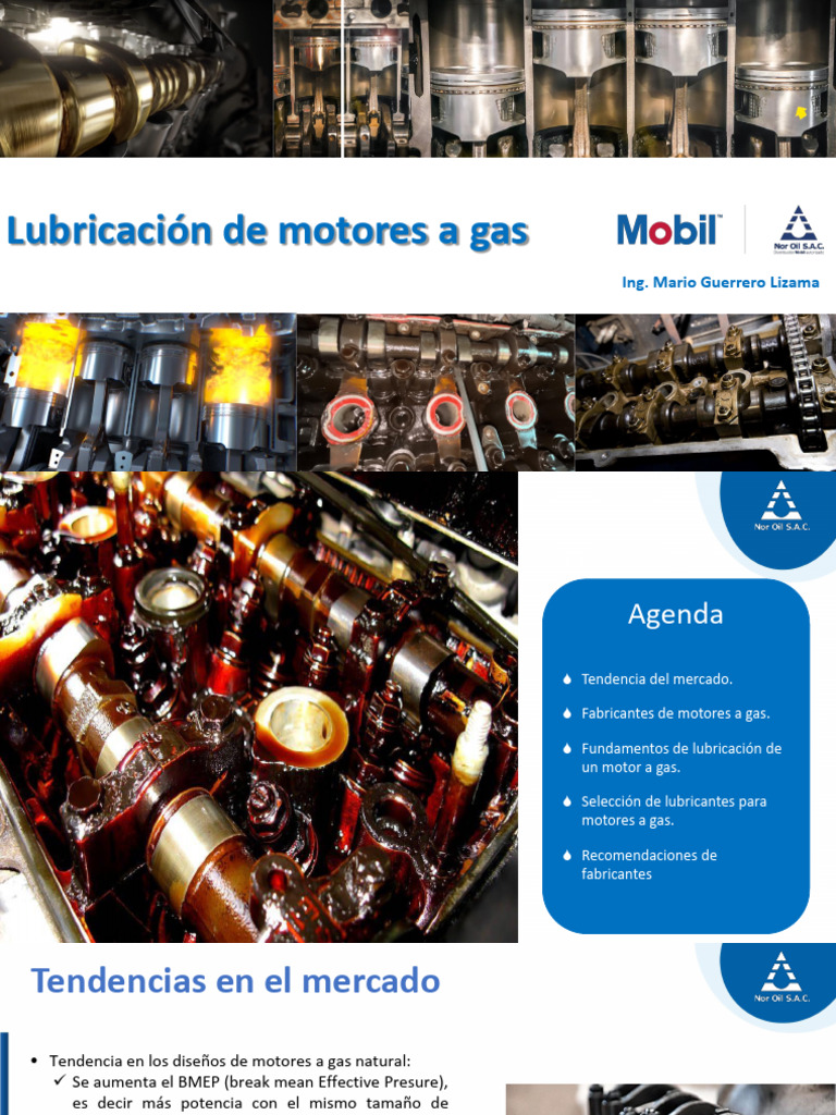 Lubricación de Motores A Gas | PDF | Lubricante | Combustión