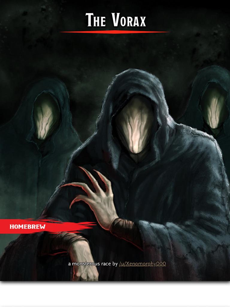 The Vorax - Player Race - GM Binder | PDF | Predation | Zoology