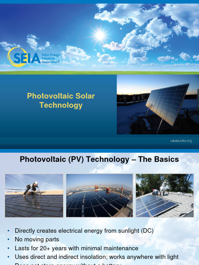 Photovoltaic Solar Technology 0 | PDF | Photovoltaics | Solar Cell