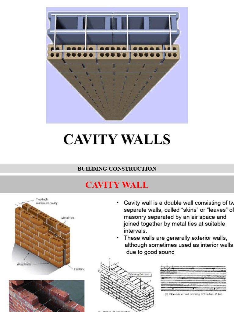 cavity wall | PDF | Wall | Masonry