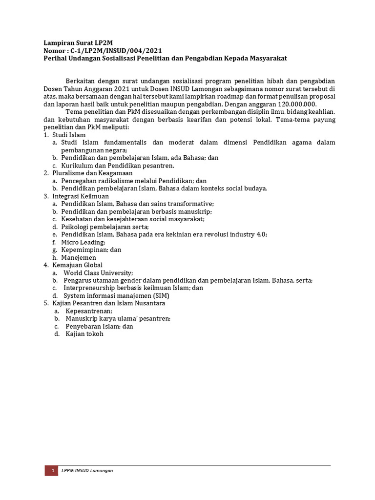 FORMAT PENELITIAN DAN PENGABDIAN DOSEN 1 New 2 | PDF