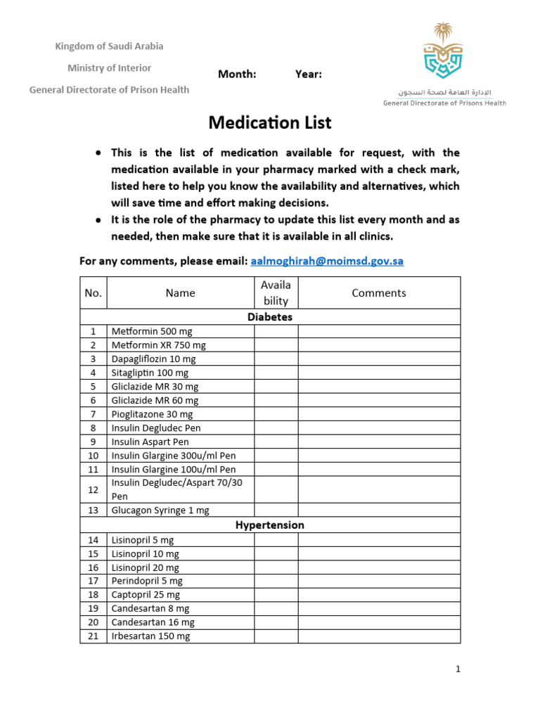 Medication List | PDF | Intravenous Therapy | Analgesic