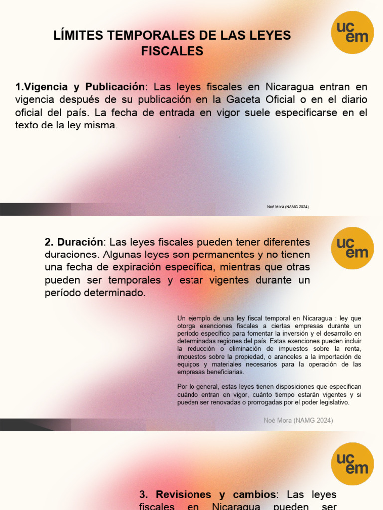 2 Contin. Unicad IV Limites de Las Leyes Fiscales | PDF | Estatuto de ...