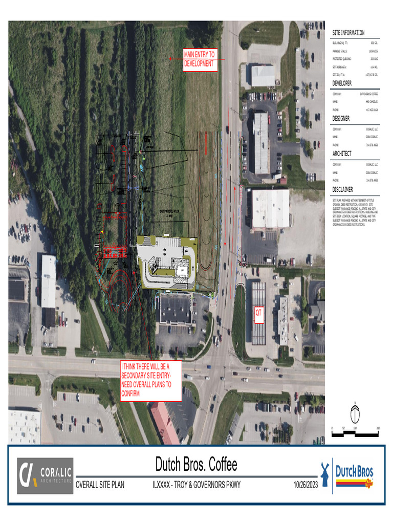 Dutch Bros Coffee Site Plan Overview | PDF