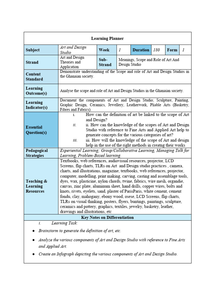 Art Department | PDF | 3 D Computer Graphics | Learning
