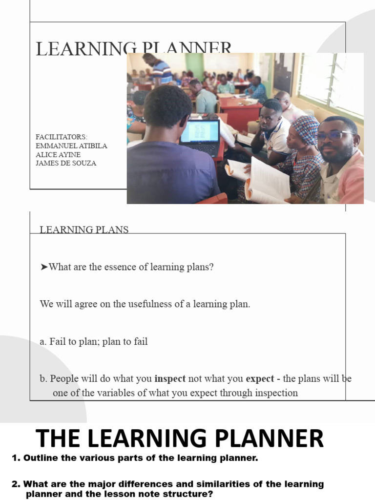 Educator's Learning Planner Guide | PDF | Learning | Science