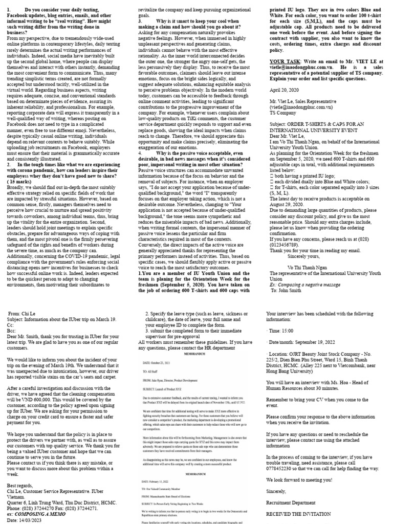 Email Sample | PDF | Facebook