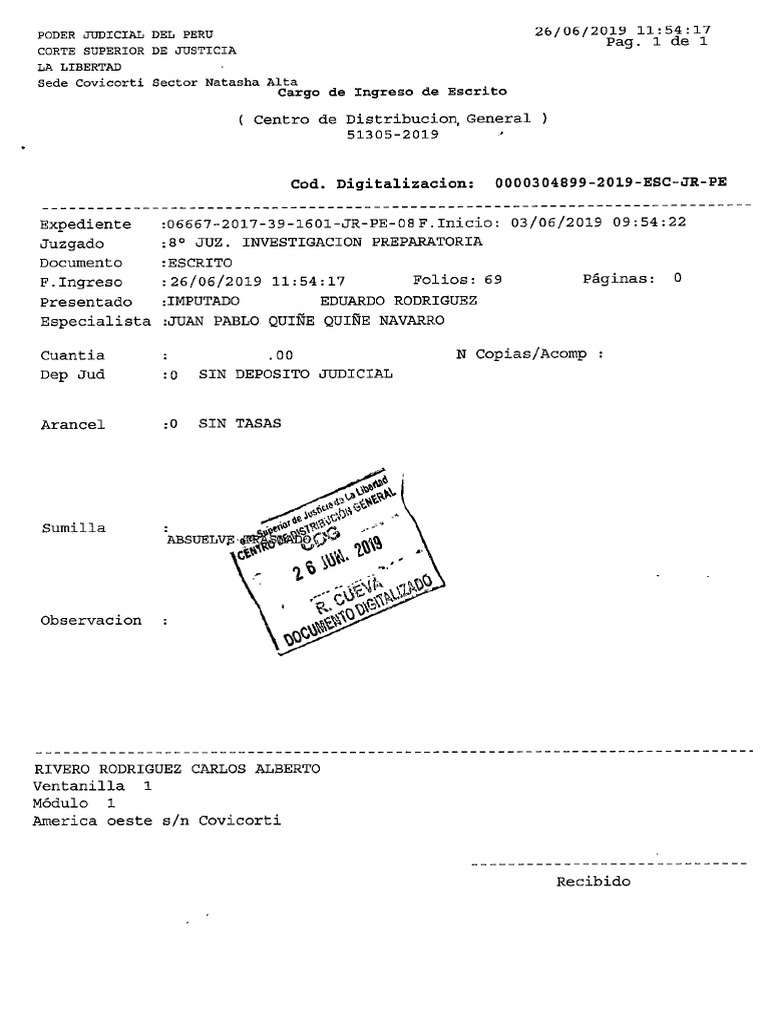 FORM-06. Excepción de Improcedencia de Acción | PDF