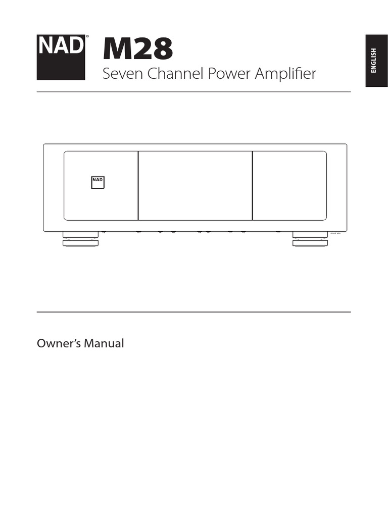 Seven Channel Power Amplifier: Owner's Manual | PDF | Ac Power Plugs And Sockets | Electrical ...