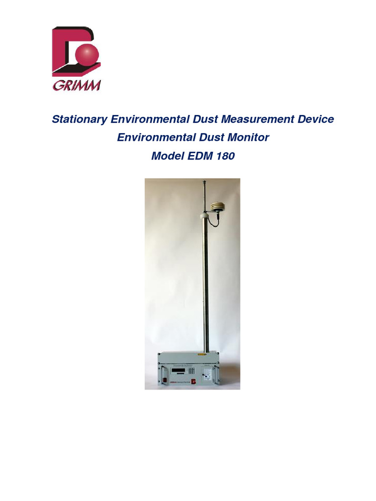 Stationary Environmental Dust Measurement Device Environmental Dust ...