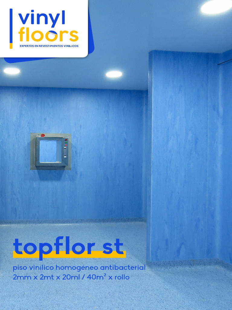 Piso Vinilico Homogéneo Antibacterial Topflor ST CC | PDF | Física ...