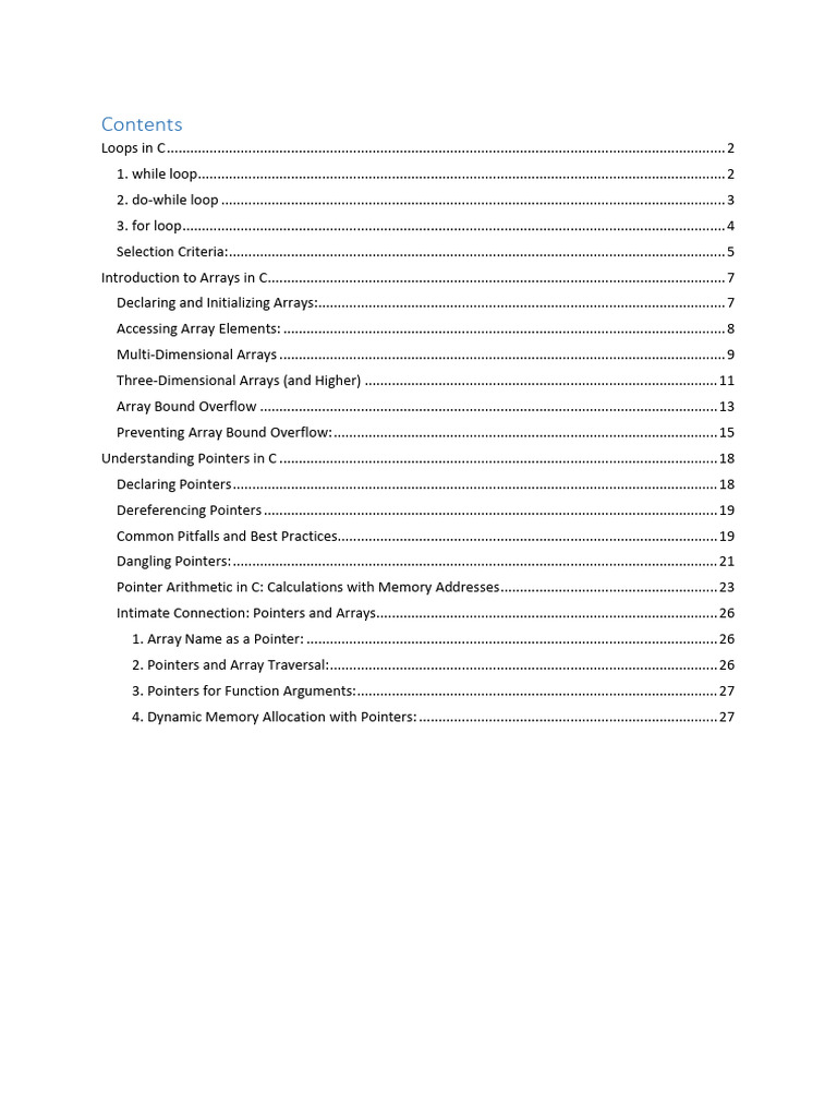 05 C Programming Day 5 Pdf Pointer Computer Programming Computer Data 