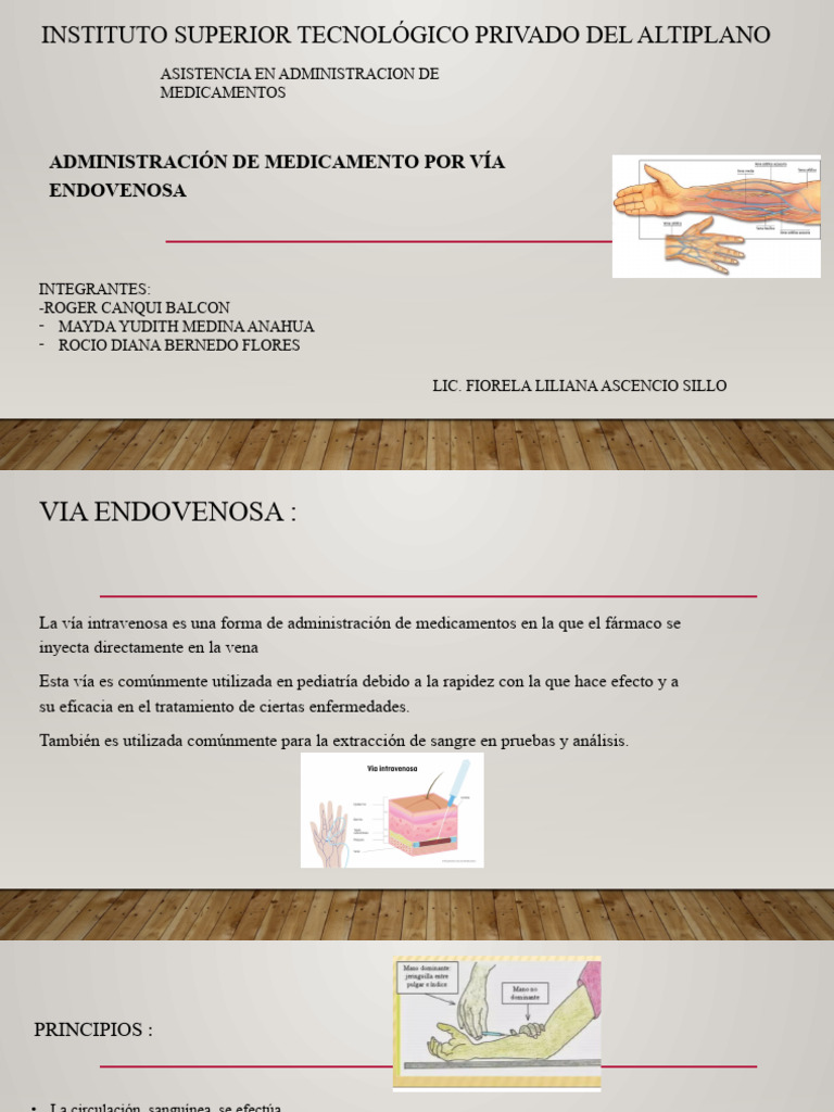 ADMINISTRACION DE MEDICAMENTOS VIA ENDOVENOSA....... | Descargar gratis ...