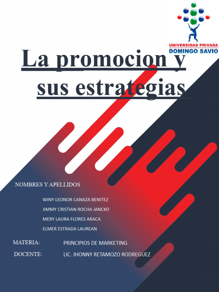 La Promoción y Sus Estrategias | PDF | Publicidad | Producto (Negocio)