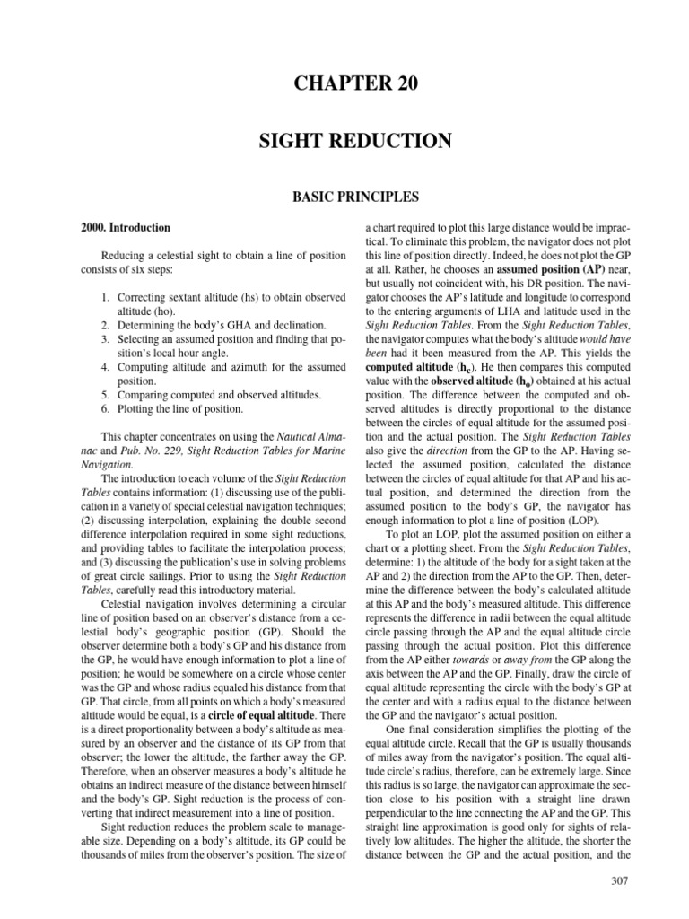 Chapt 20 | PDF | Navigation | Longitude
