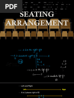 TOP 50 Linear Seating Arrangement Questions | PDF | Social Science