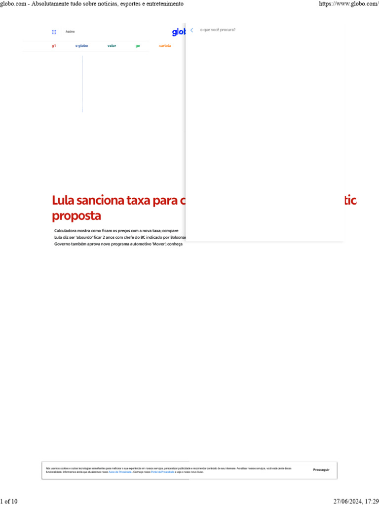 Absolutamente Tudo Sobre Notícias, Esportes e Entretenimento | PDF