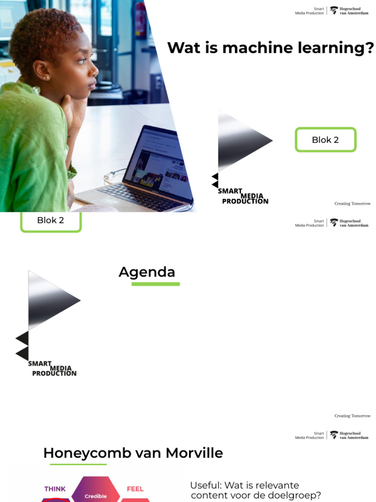 Wat is machine learning - AD SMP - Blok 2 klas 34.pptx | PDF