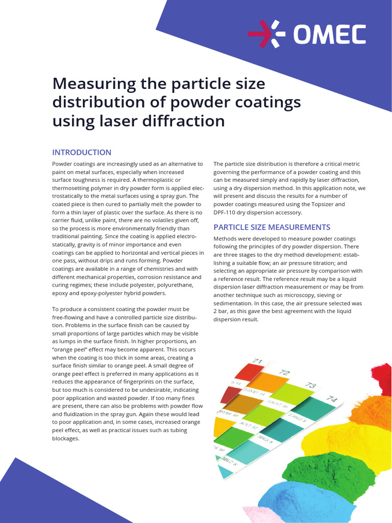 PN12944 An Omec Powder Coatings | PDF | Paint | Coating