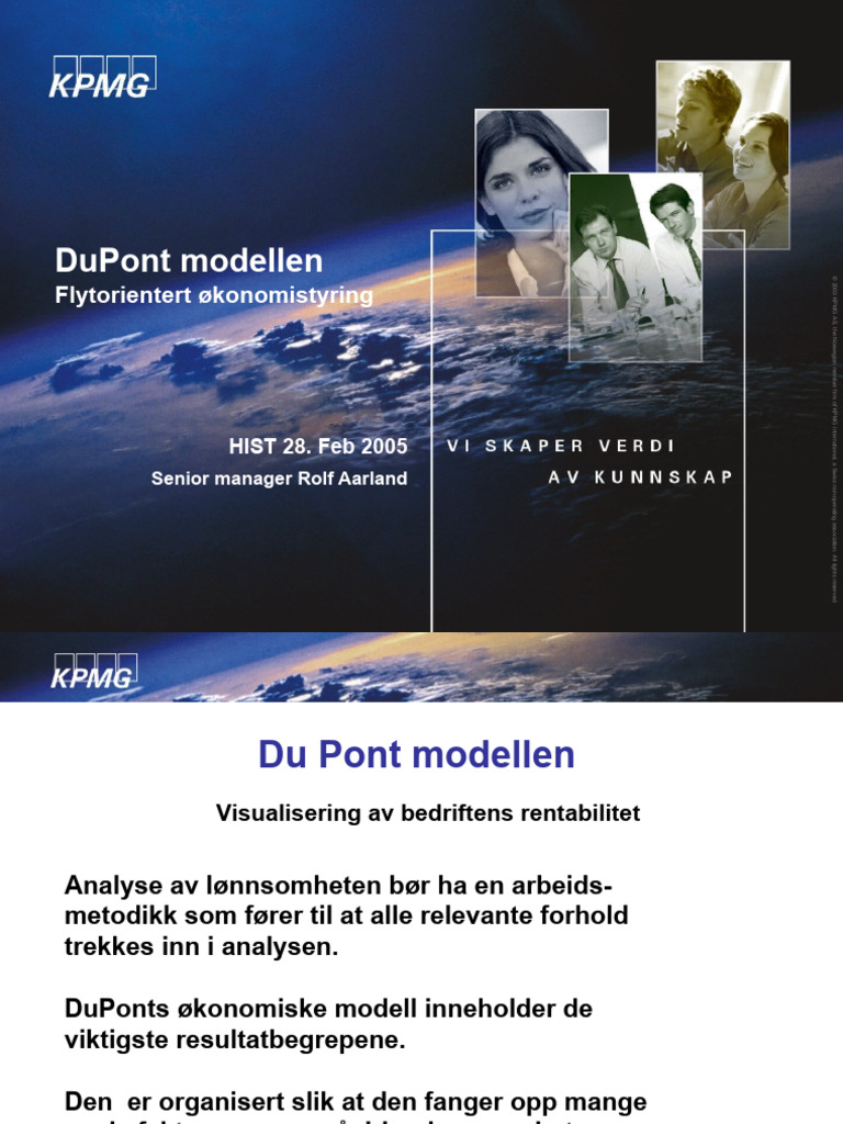 Dupont Modellen KPMG | PDF