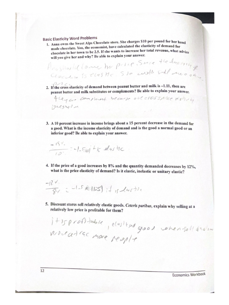 Basic Elasticity Word Problems 2 | PDF