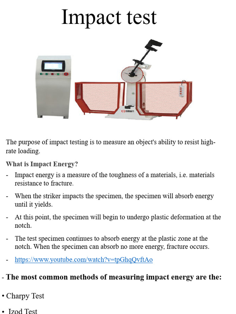 Impact Test | PDF | Ductility | Fracture
