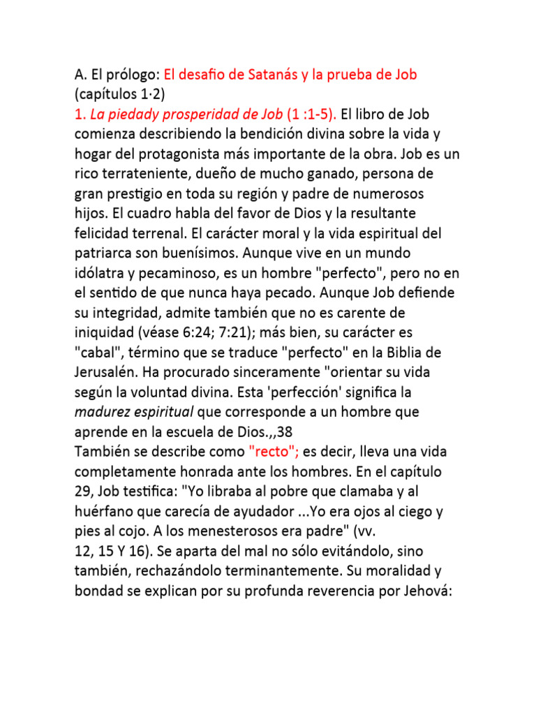 Pruebas de de Job | PDF | Satán | Diablo