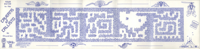 Caverns of Callisto (Map - 1983) | PDF