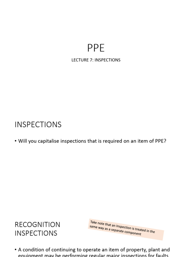 PPE Lecture 7 | PDF | Depreciation | Balance Sheet