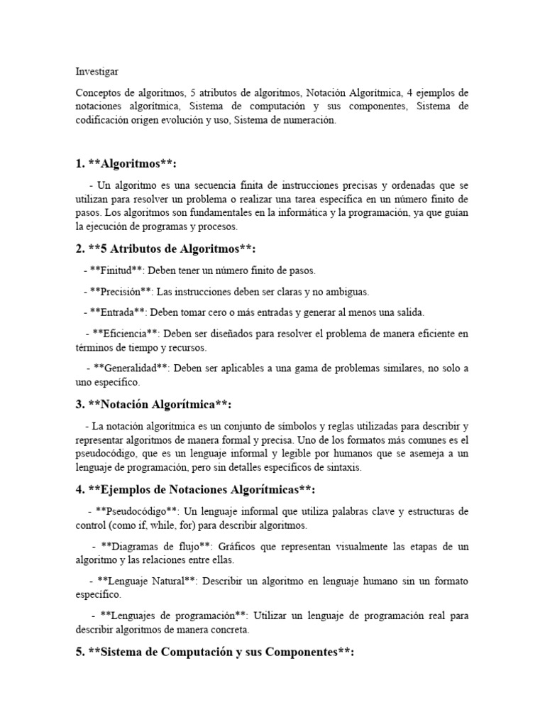 Algoritmia | PDF | Algoritmos | Hardware de la computadora