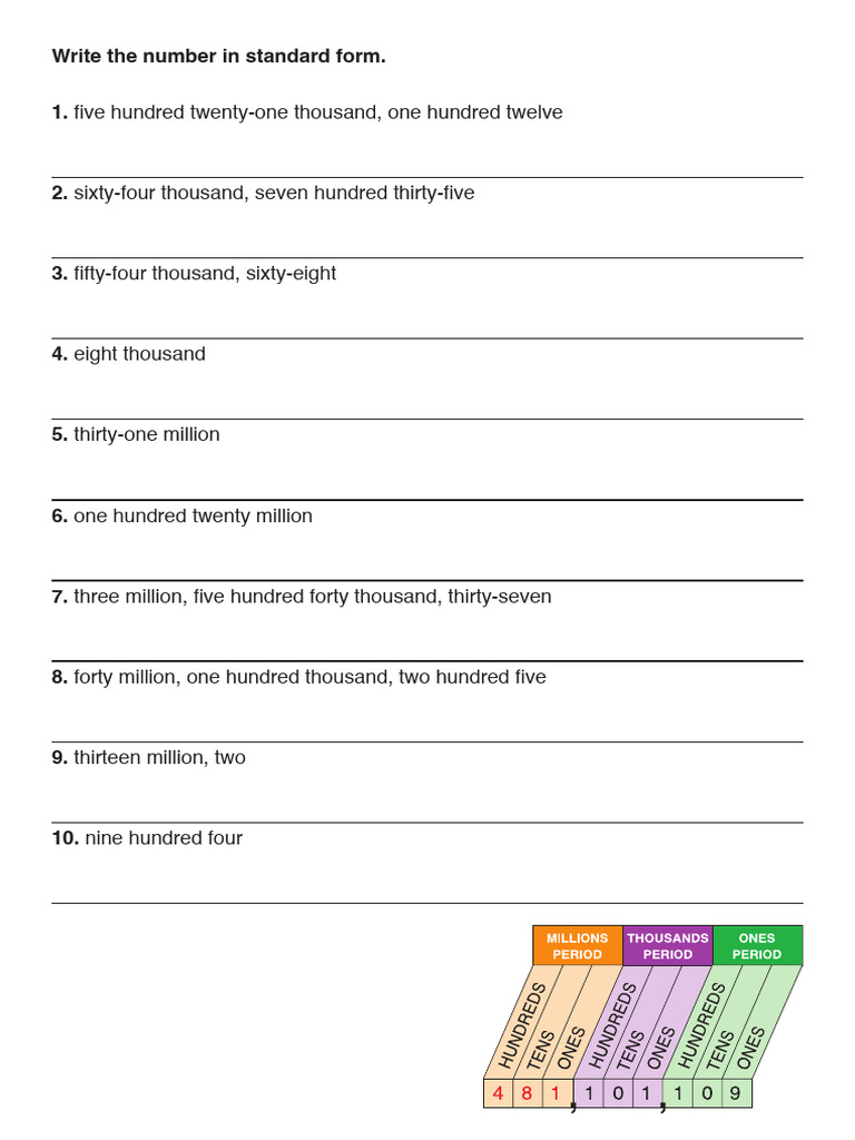 Math Test Grade 5 | PDF | Numbers | Mathematical Notation