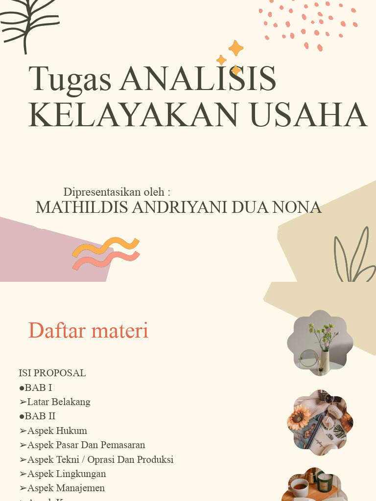 PPTT Analisis Kelayakan Usaha | PDF | Bisnis | Pengelolaan Keuangan & Uang