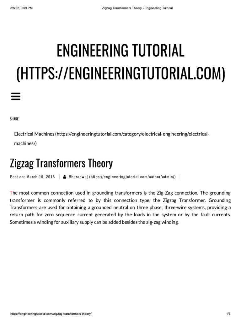 Zigzag Transformers Theory - Engineering Tutorial | PDF