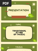 Tausug Traditional Attire Overview | PDF