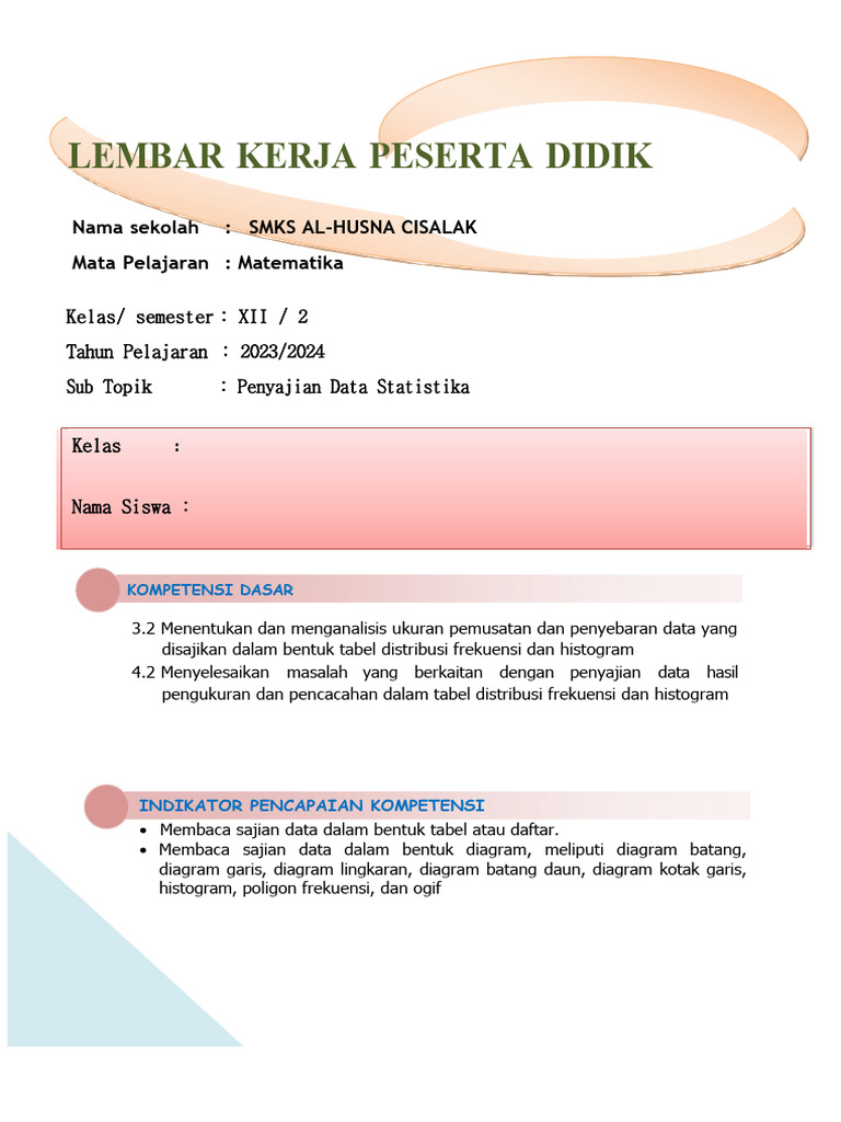 LKPD MTK 2024 | PDF