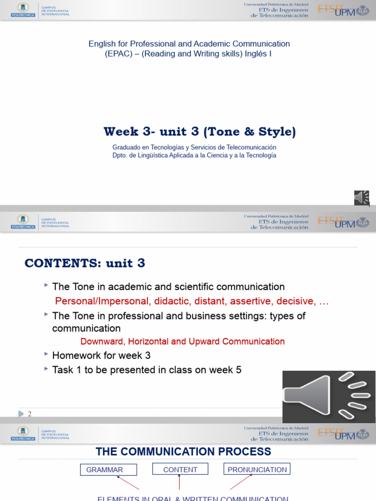 Recorded Lesson Slides Igl1 Week 3 Tone | PDF | Verb | Adjective