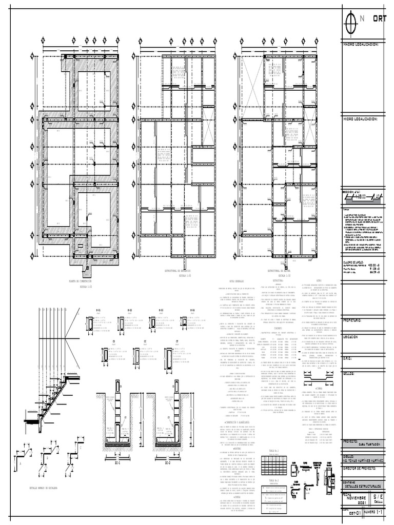 Proy Arquitec Detalles Estructurales | PDF