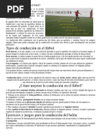 Tipos de Conducción del Balón en Fútbol | PDF | Asociación de Futbol ...