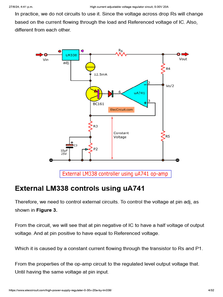 High Power LM338 Voltage Regulator | PDF