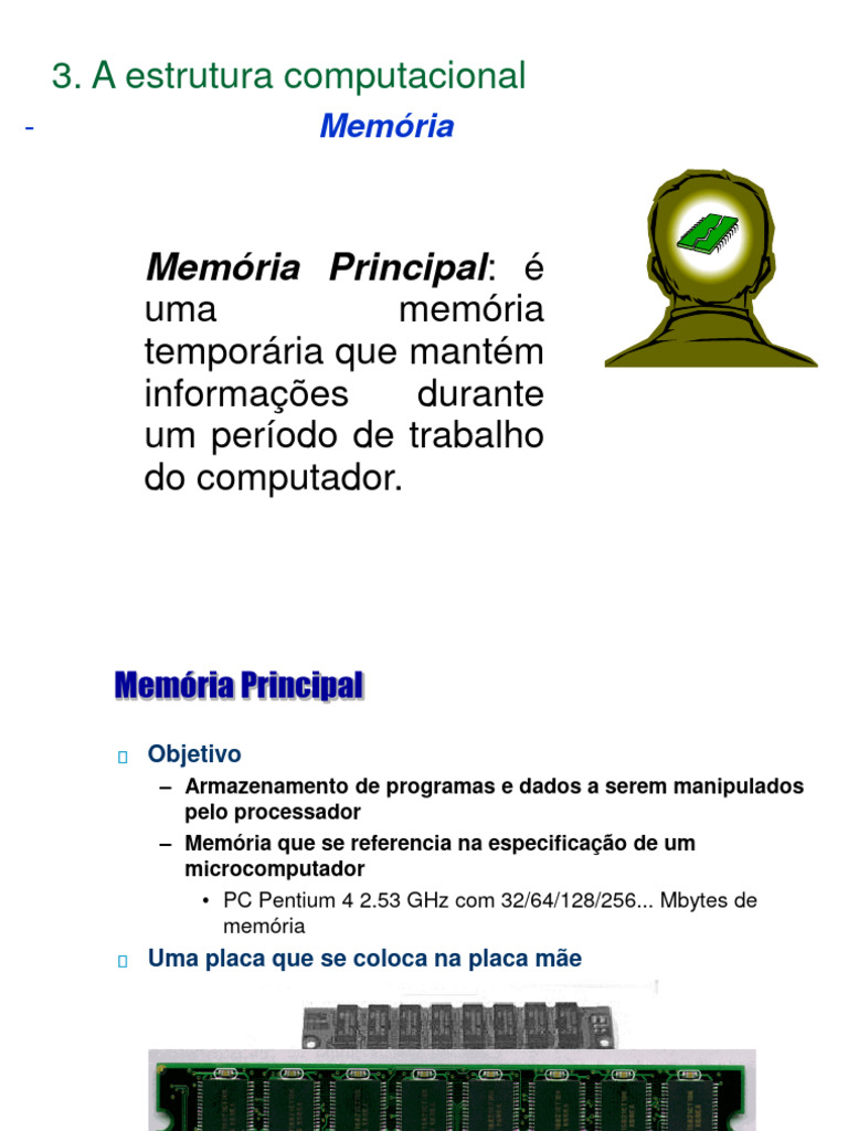 Memoria Primaria | PDF | Memória de acesso aleatório dinâmico ...