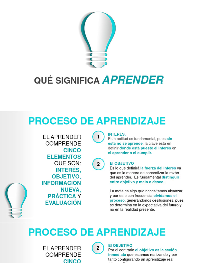 Qué Significa Aprender | PDF | Aprendizaje | Evaluación