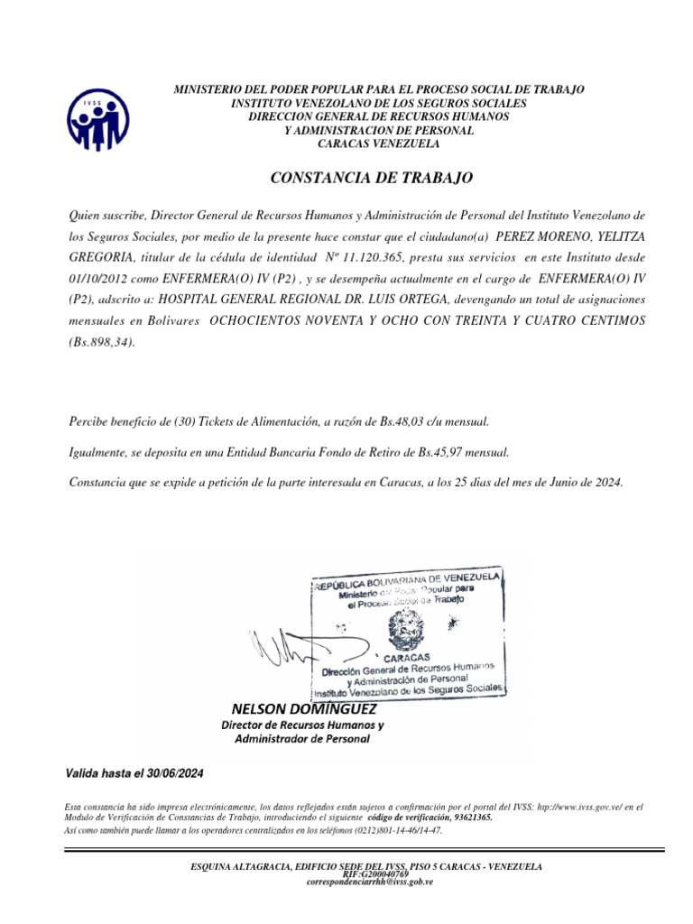 Constancia Reporte | PDF